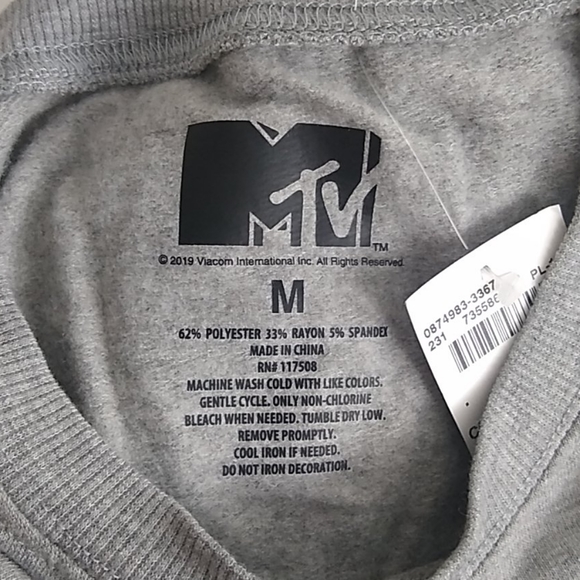 MTV | Sweaters | New Mtv Leopard Logo Crew Neck Sweater | Poshmark